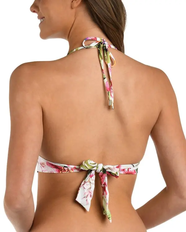 La Blanca Polynesian Halter Bikini Top