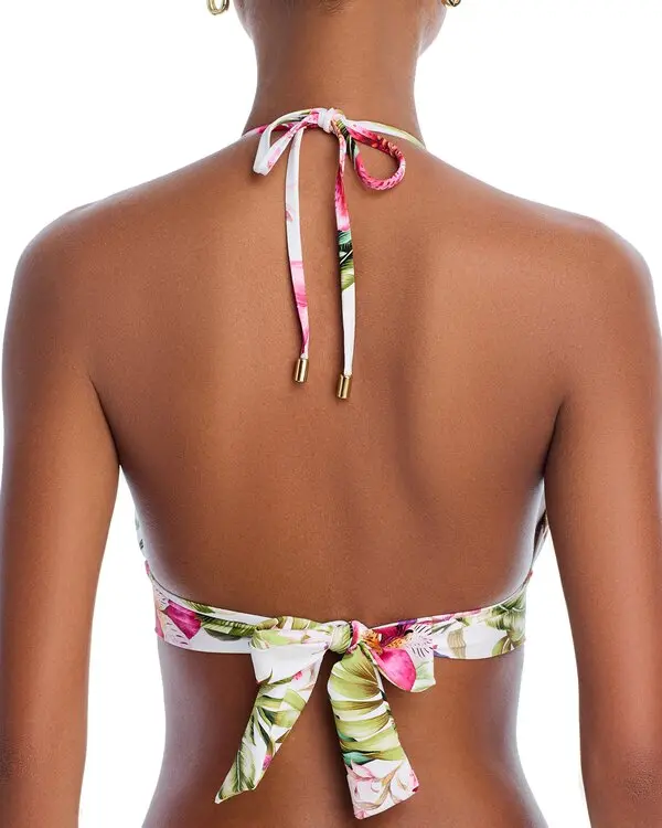 La Blanca Polynesian Halter Bikini Top