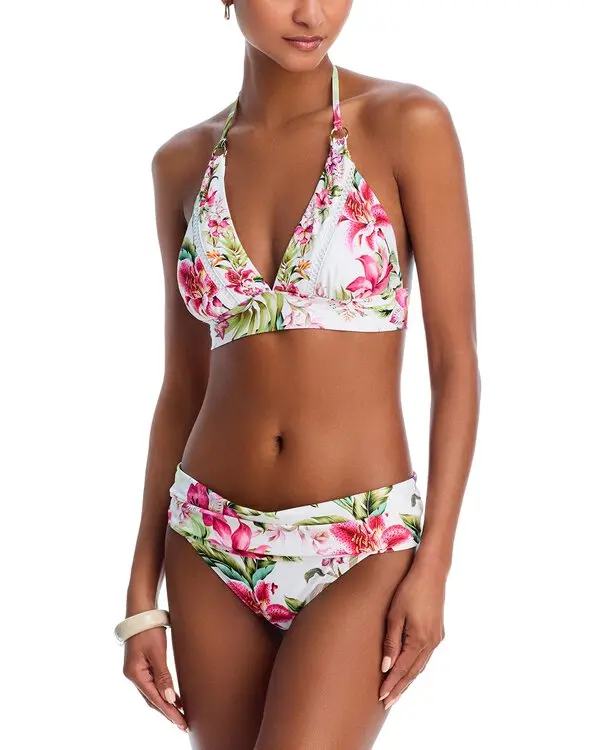 La Blanca Shirred Bikini Bottom
