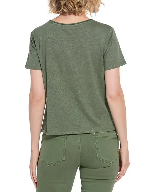 Lyssé Boxy Fit Top - Stone Green