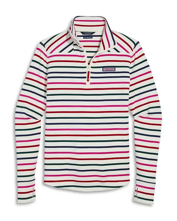 Vineyard Vines Dreamcloth Shep Striped Sweatshirt - Marshmallow Multi Stripe