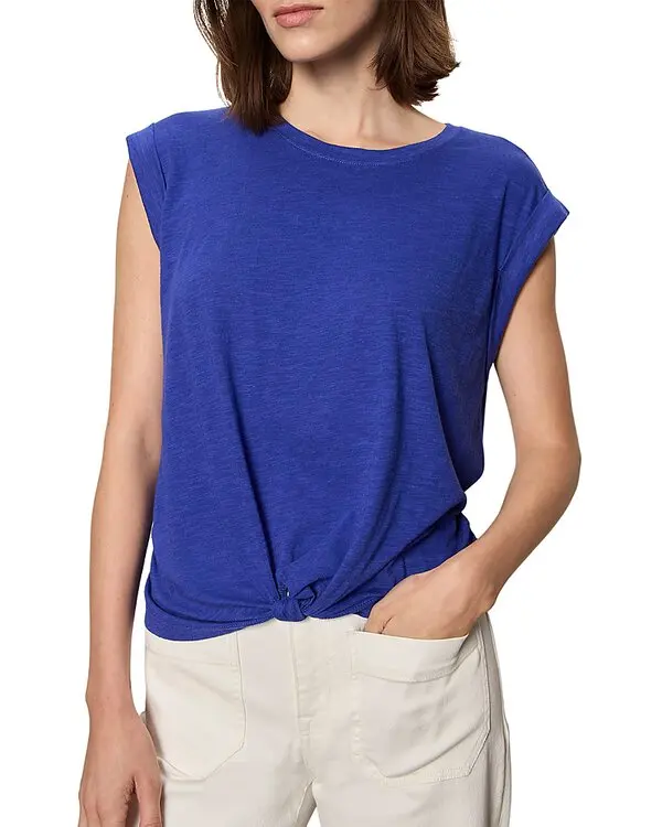 Sanctuary Knotted Hem Muscle Tee - Luminous