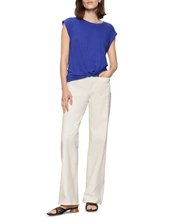 Sanctuary Knotted Hem Muscle Tee - Luminous