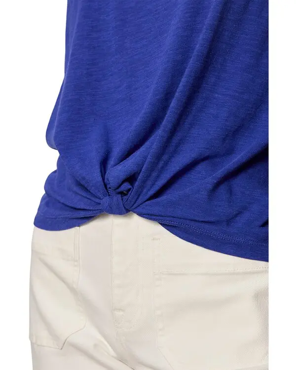 Sanctuary Knotted Hem Muscle Tee - Luminous