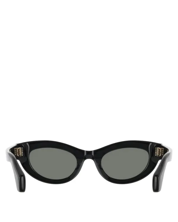 FERRAGAMO Rivet Cat Eye Sunglasses - Black