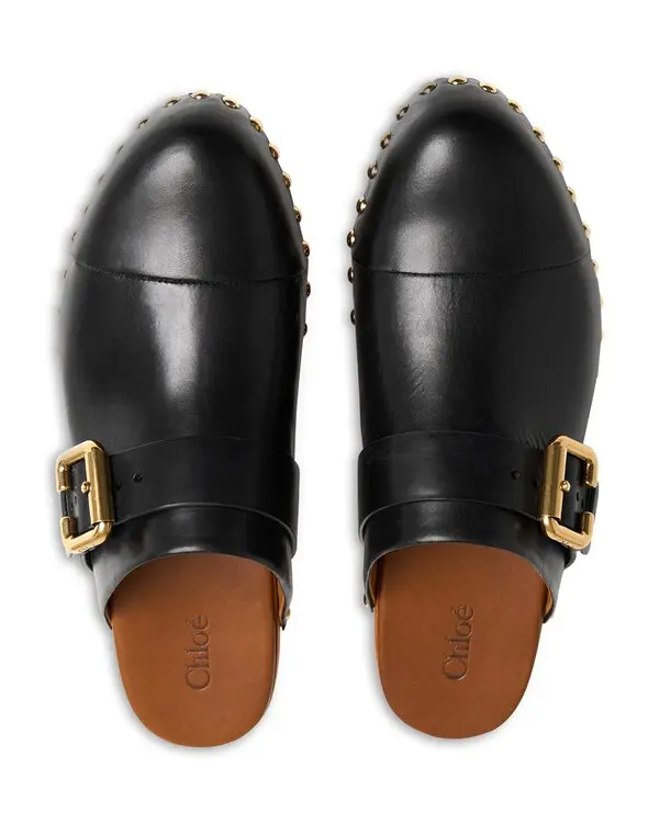 Chloé Jeannette Clogs - Black