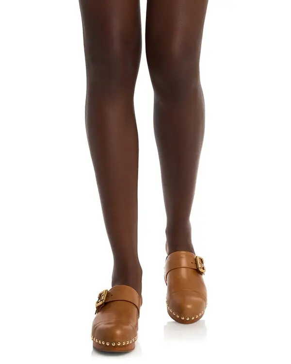 Chloé Jeannette Clogs - Ginger Brown