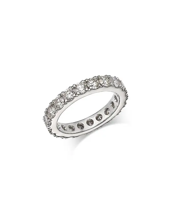 Bloomingdale'S 3.0 Tcw Diamond Eternity Band In 14k Gold - White