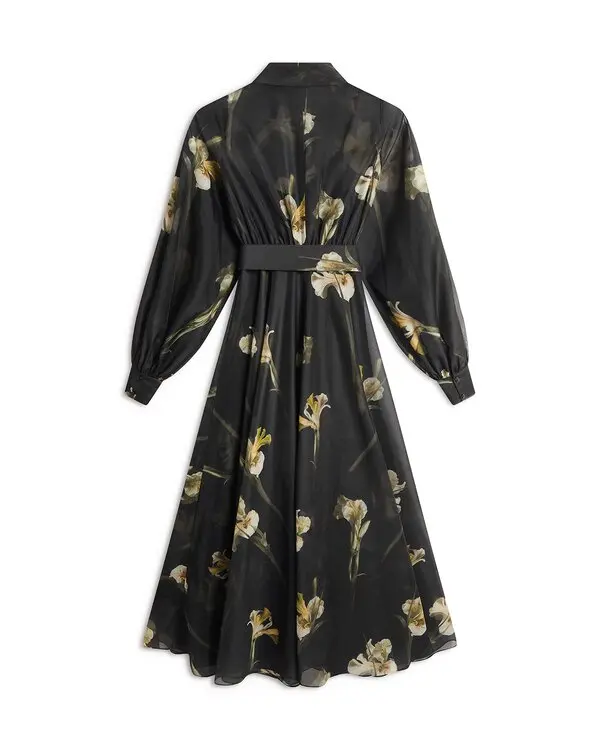 Ted Baker London Liorral Printed Organza Maxi Dress