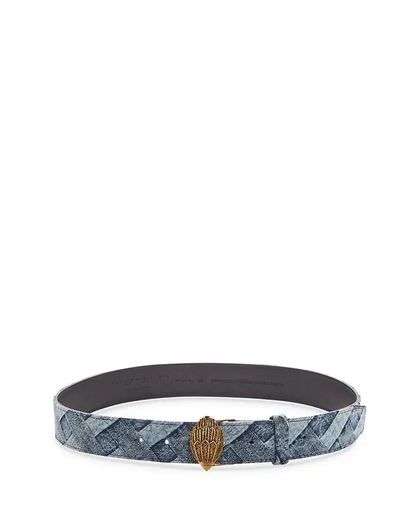 Kurt Geiger Kensington Denim Belt - Dark Blue