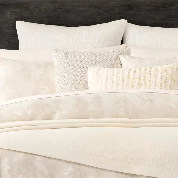 Donna Karan New York Home Beaded Netting Decorative Pillow, 18 X18