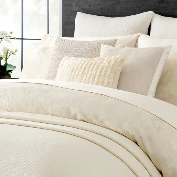 Donna Karan New York Home Beaded Netting Decorative Pillow, 18 X18