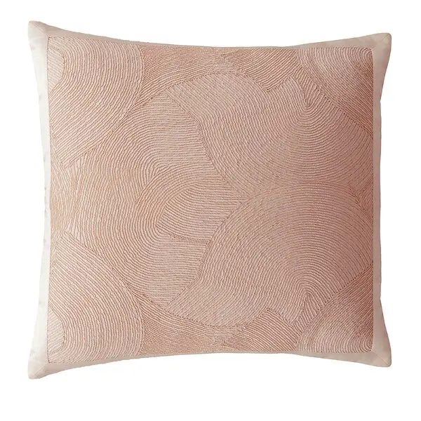 Donna Karan New York Home Cord Swirl Decorative Pillow, 14 X 20 - Pale Oyster
