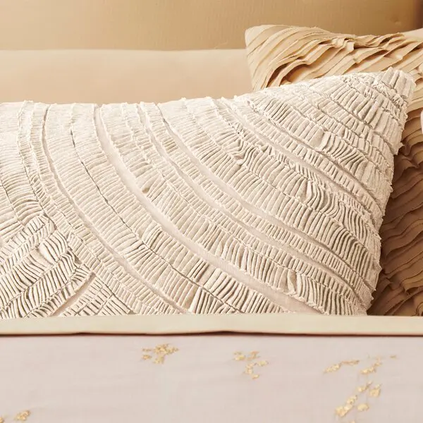 Donna Karan New York Home Foil Printed & Textured Decorative Pillow, 16 X 20