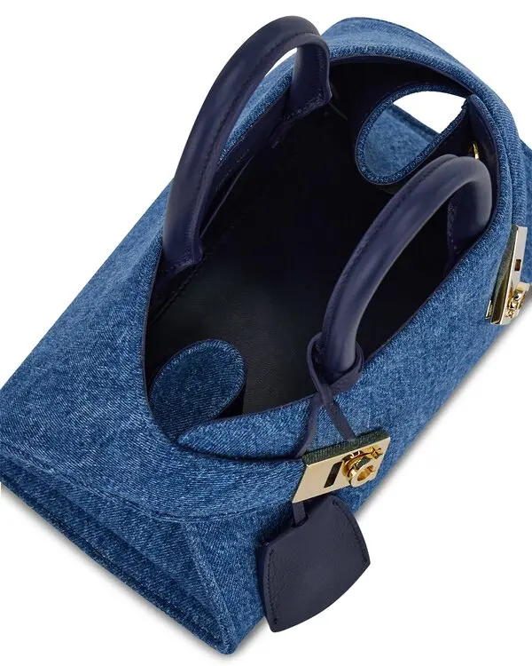 FERRAGAMO Hug Mini Handbag - Denim
