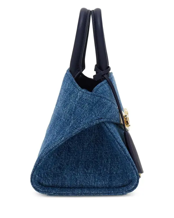 FERRAGAMO Hug Mini Handbag - Denim