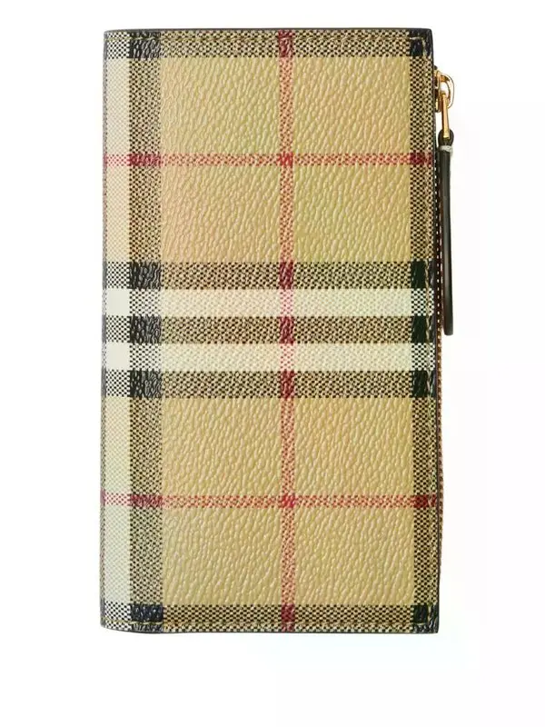 Burberry Vintage Check Wallet - Neutrals