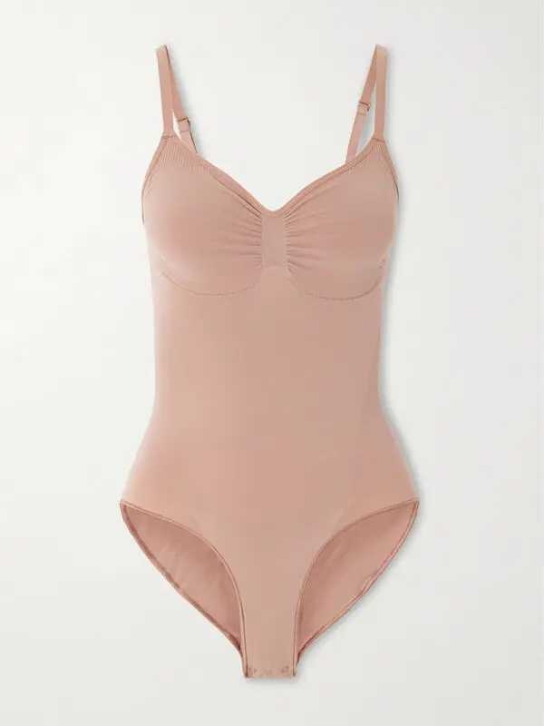 SKIMS Seamless Sculpt Brief Bodysuit - Neutrals