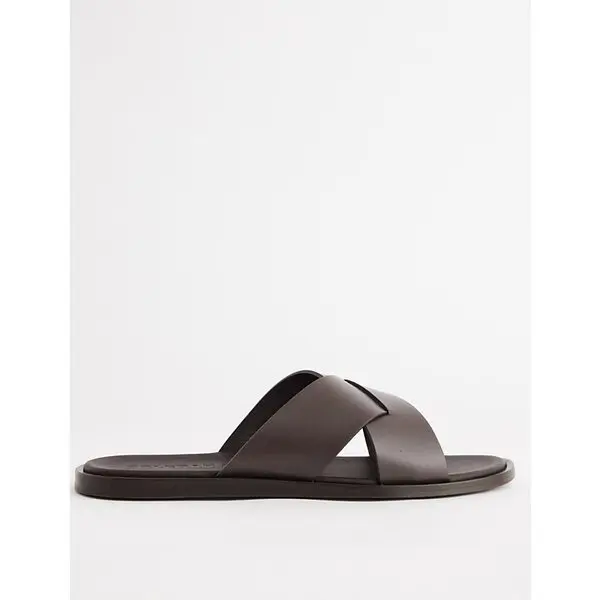 Orlebar Brown Muro Leather Sandals - Brown