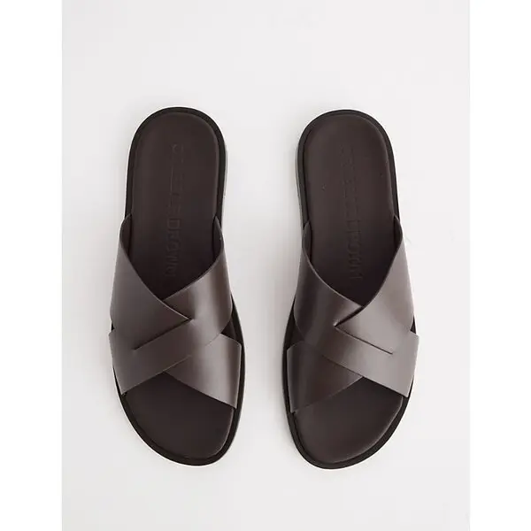 Orlebar Brown Muro Leather Sandals - Brown