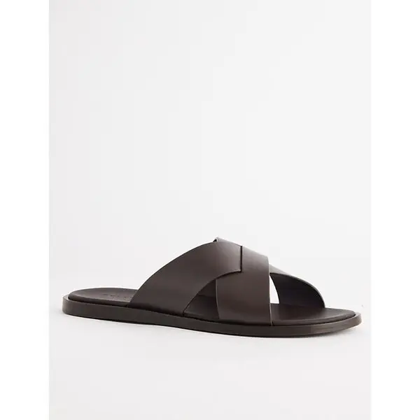 Orlebar Brown Muro Leather Sandals - Brown