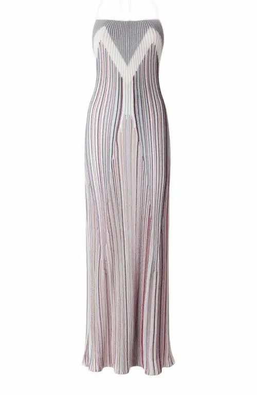 Missoni Long Cover-up With Straight Neckline And Open Back