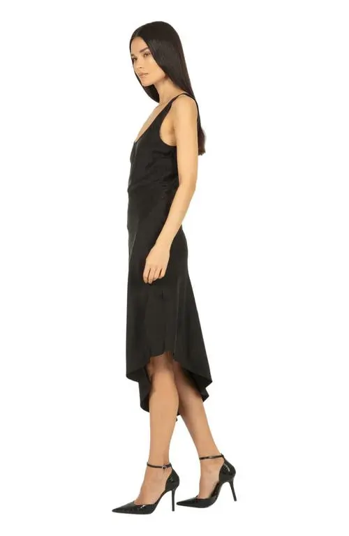 SECRET PON-PON Lara Silk Tank Top - Black