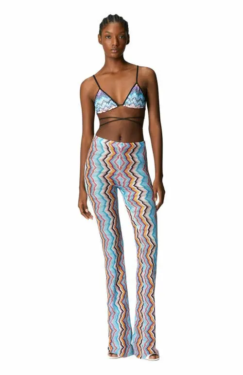 Missoni Straight-leg Viscose Pants - Multicoloured
