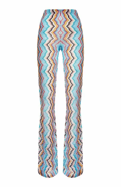 Missoni Straight-leg Viscose Pants - Multicoloured