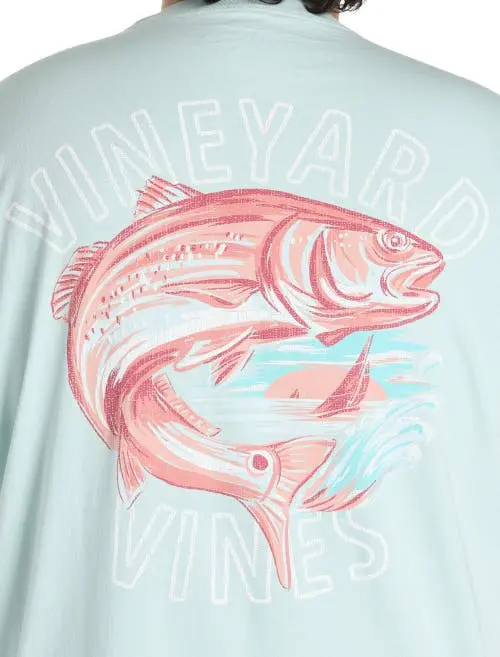 Vineyard Vines Big & Tall Painted Redfish Graphic Tee
