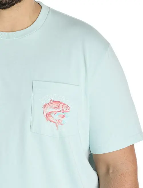 Vineyard Vines Big & Tall Painted Redfish Graphic Tee