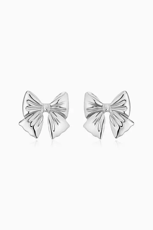 ORADINA In The Present Stud Earrings - Silver
