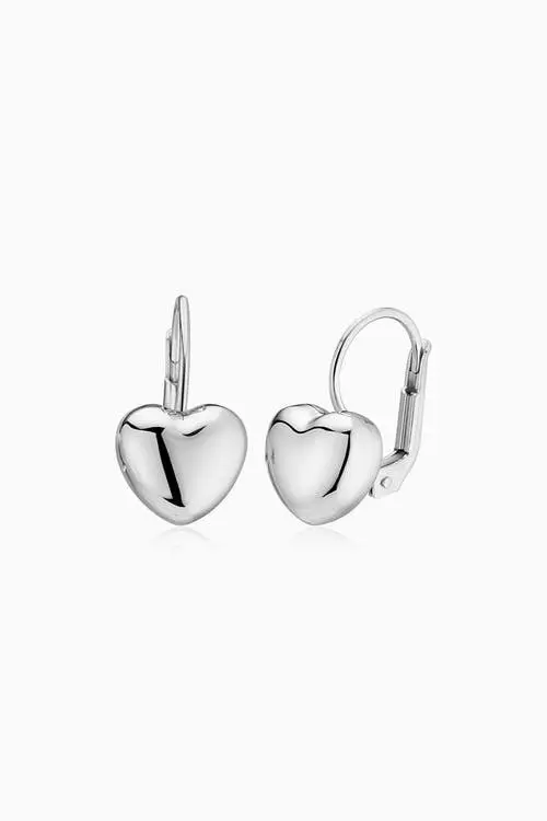 ORADINA Heart Drop Earrings