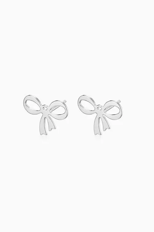 ORADINA Wrap Me Up Bow Stud Earrings