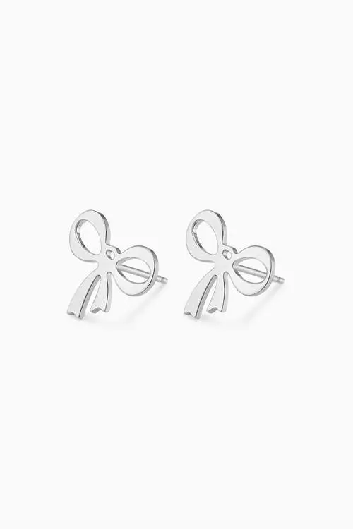 ORADINA Wrap Me Up Bow Stud Earrings
