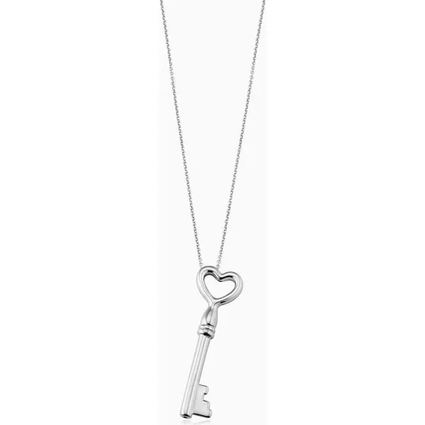 ORADINA Key Pendant Necklace - Silver