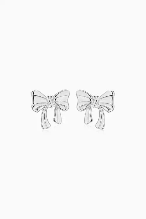 ORADINA Bow Stud Earrings