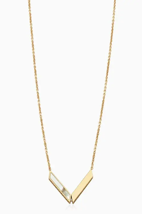 ORADINA 14k Gold Aurora Pendant Necklace - Yellow Gold