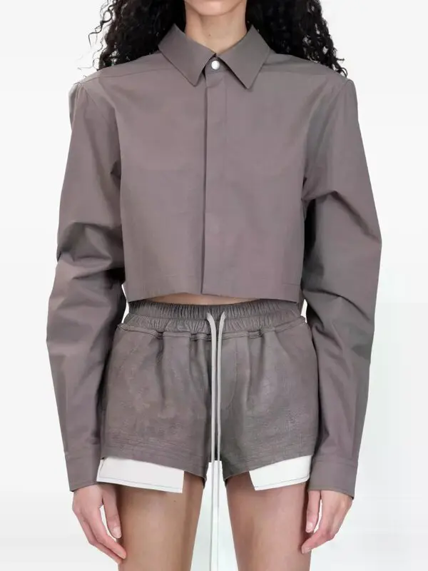 Rick Owens Cropped Shirt Jacket