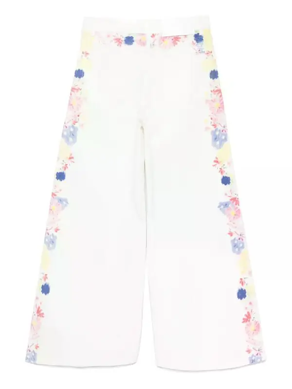 MSGM Floral-print Jeans