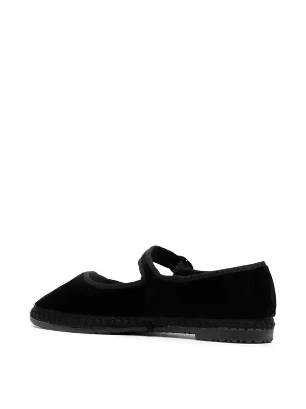 FLABELUS Antonia Ballerina Flats - Black