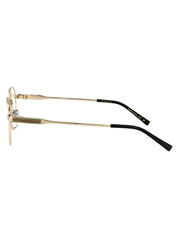 Gucci Optical Eyeglasses - Gold-gold-transparent