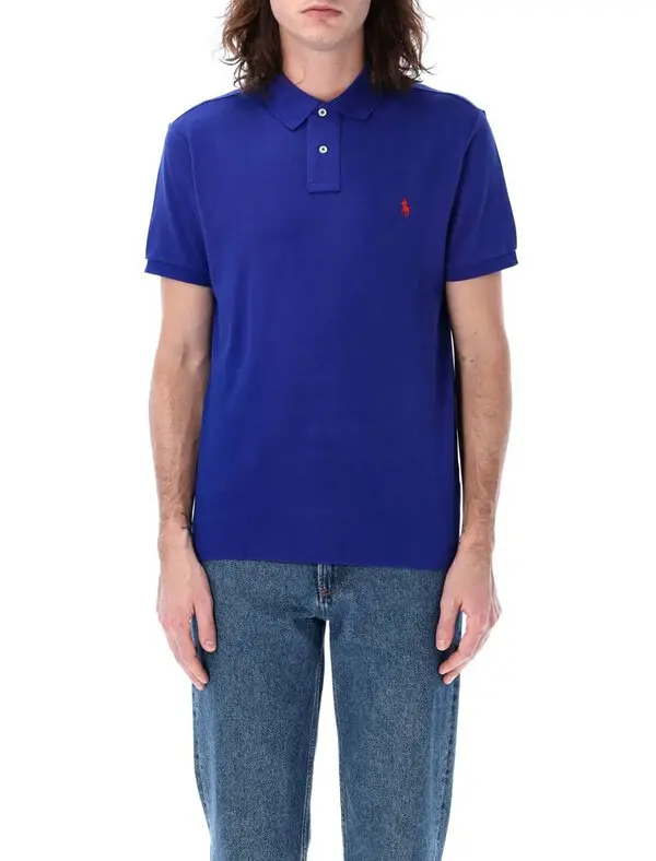 Polo Ralph Lauren Custom Slim Fit Polo Shirt - Royal