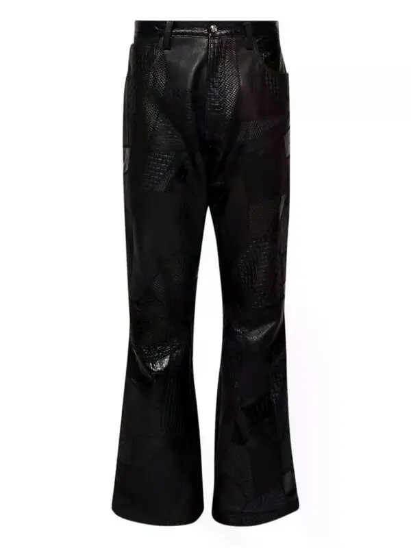 EARTHLING VIP Flared Patchwork Trousers
