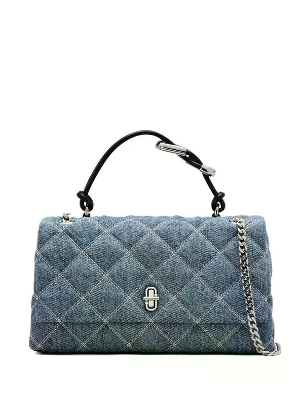 Marc Jacobs Quilted Denim Shoulder Bag - Blue
