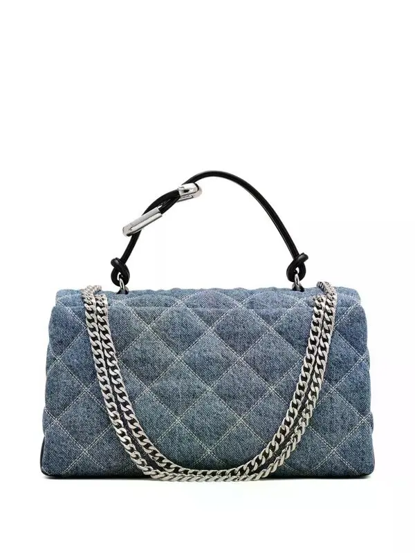Marc Jacobs Quilted Denim Shoulder Bag - Blue