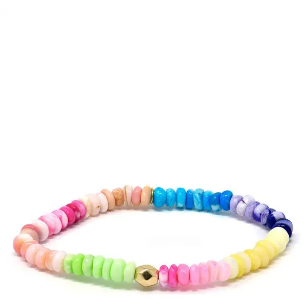 Anzie Boheme Multicolor Opal Beaded Stretch Bracelet