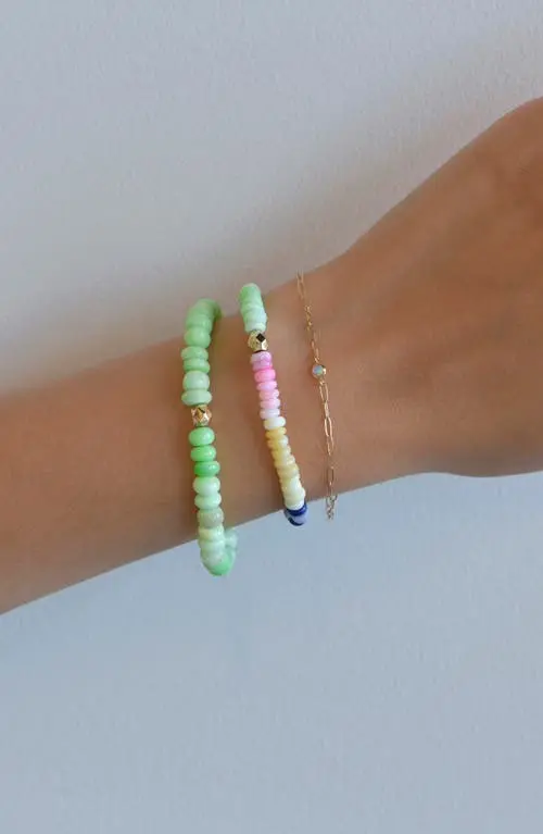 Anzie Boheme Multicolor Opal Beaded Stretch Bracelet