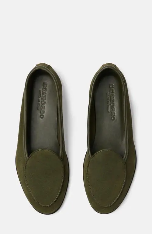 SCAROSSO Nele Loafers - Green- Suede