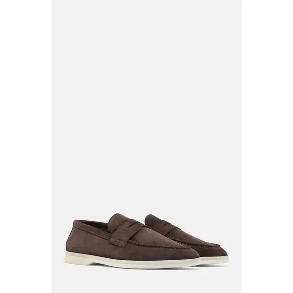 SCAROSSO Luciano Loafers - Brown - Suede